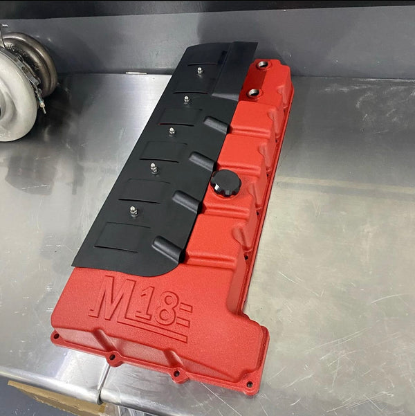 M18 N53/N54 CAST ALUMINUM VALVE COVER W/LOGO | Webbys