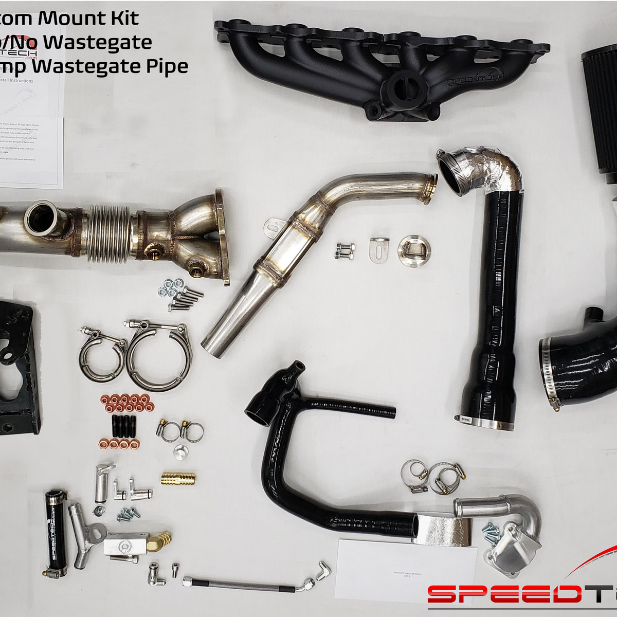 SPEEDTECH N54 NO TURBO OPEN DUMP WASTEGATE BOTTOM MOUNT KIT – Webbys